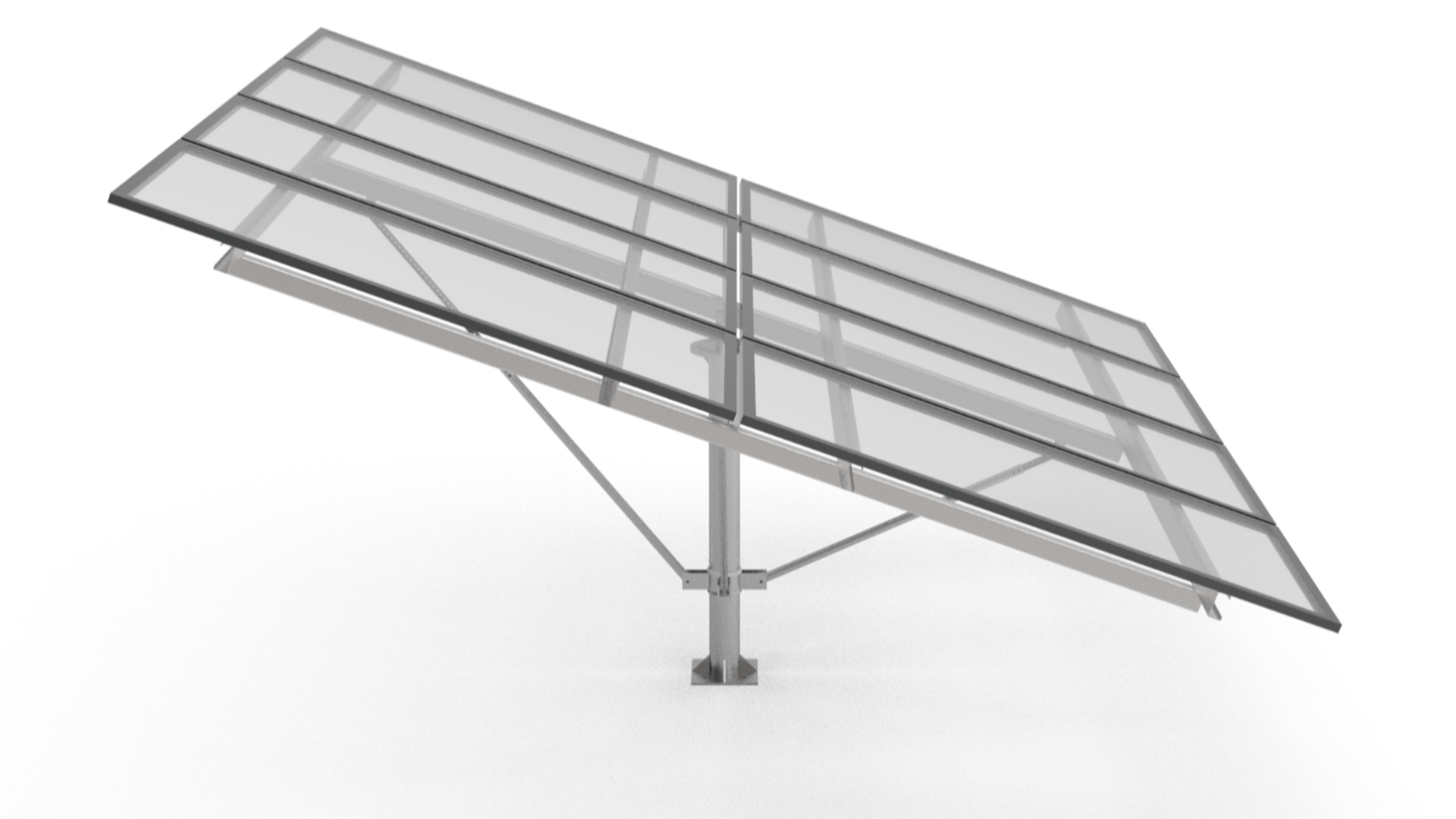 Pole Ground Mounting System - Structura Metal