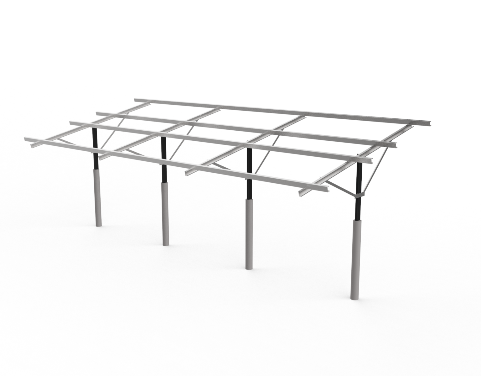 Mounting Structure for Solar Panels - Structura Metal